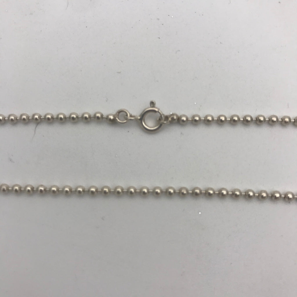Sterling Silver Ball Link Chain Necklace 2.2 mm – SilverPlus Jewellery